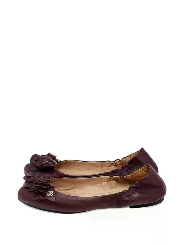 Tory Burch Flower Scrunch Ballet Flats