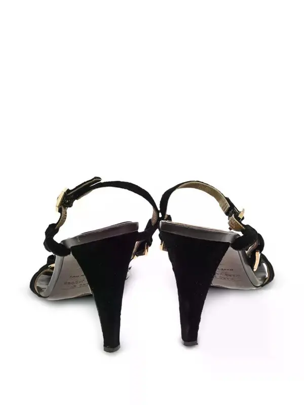 Marc Jacobs Bow Embellished Ankle Strap Sandals