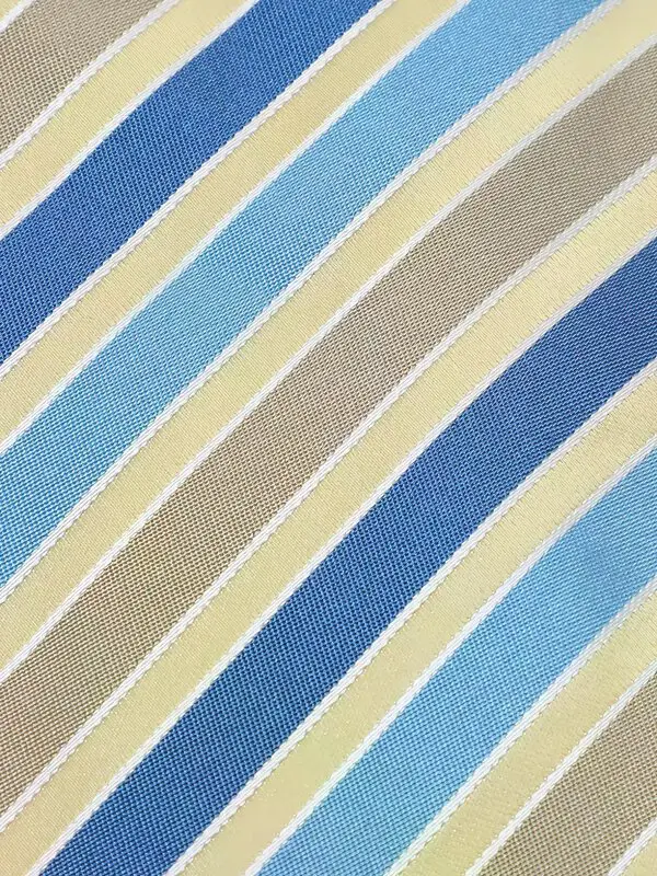 Ermenegildo Zegna Striped Silk Tie - Neutrals