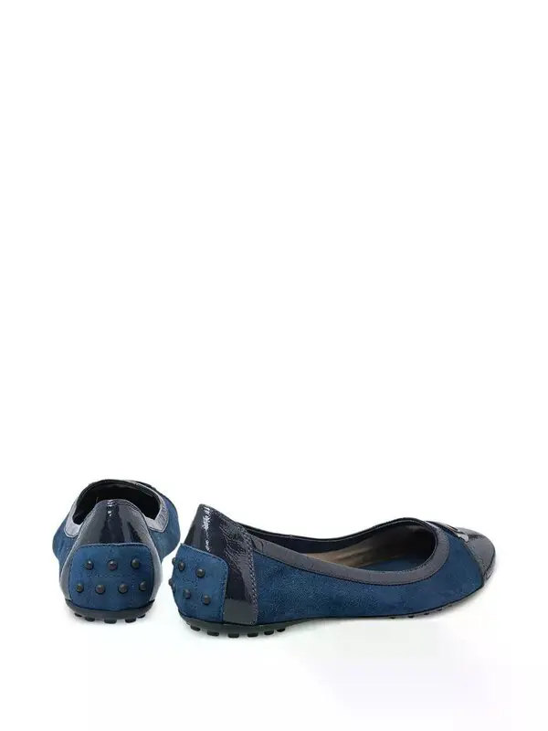 TOD'S Embellished Cap-toe Ballet Flats