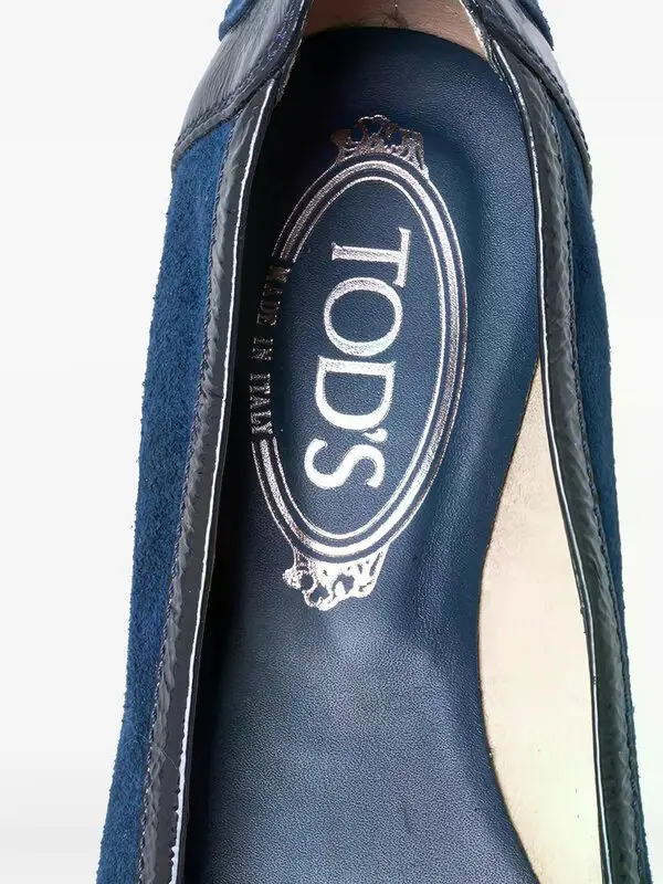 TOD'S Embellished Cap-toe Ballet Flats
