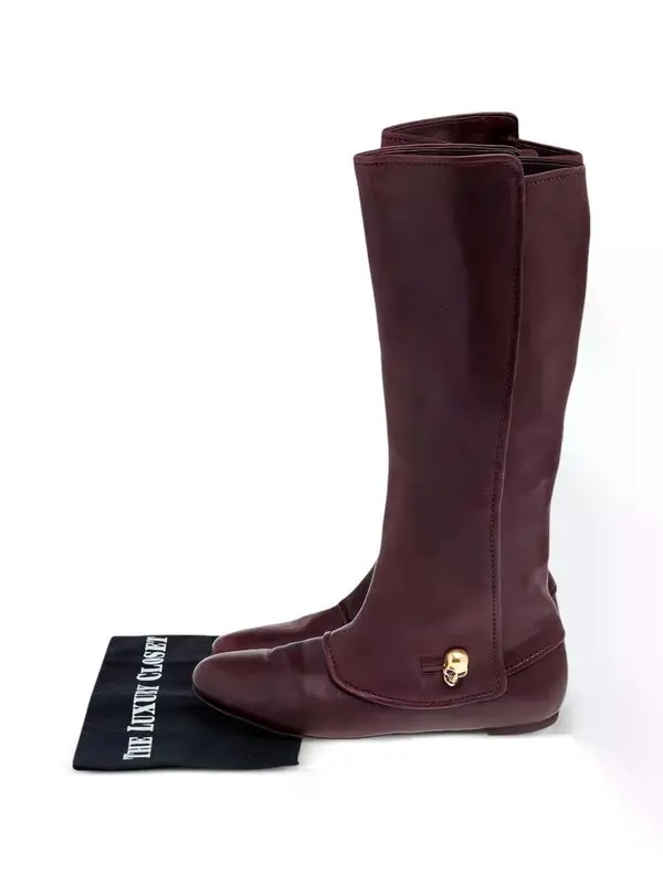 Alexander McQueen Skull Charm Boots