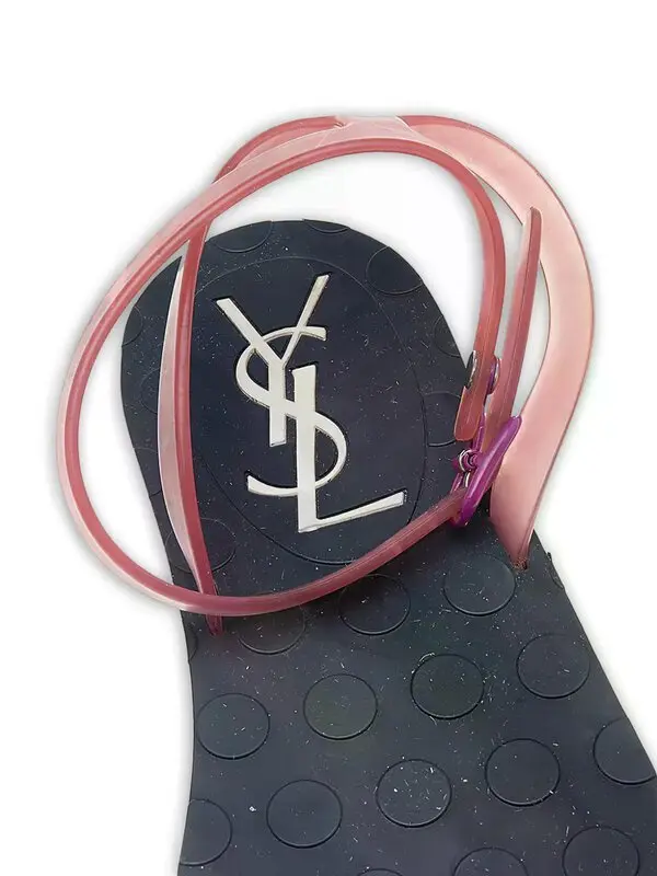 Saint Laurent Biarritz Thong Jelly Sandals