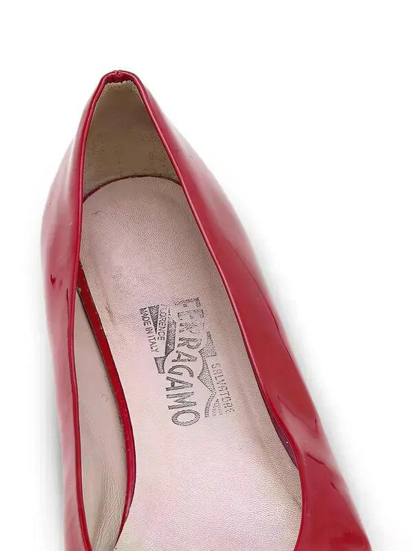 FERRAGAMO Patent Leather Ballet Flats