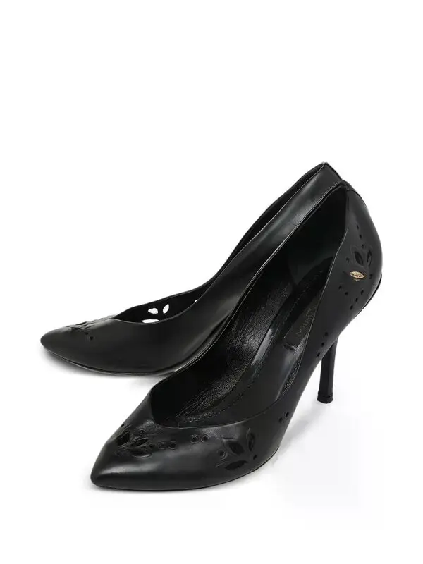 LOUIS VUITTON Laser-cut Pointed-toe Pumps