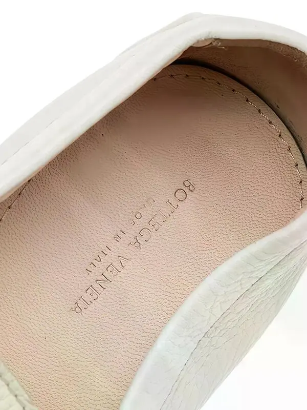 Bottega Veneta Off-white Intrecciato Leather Loafers