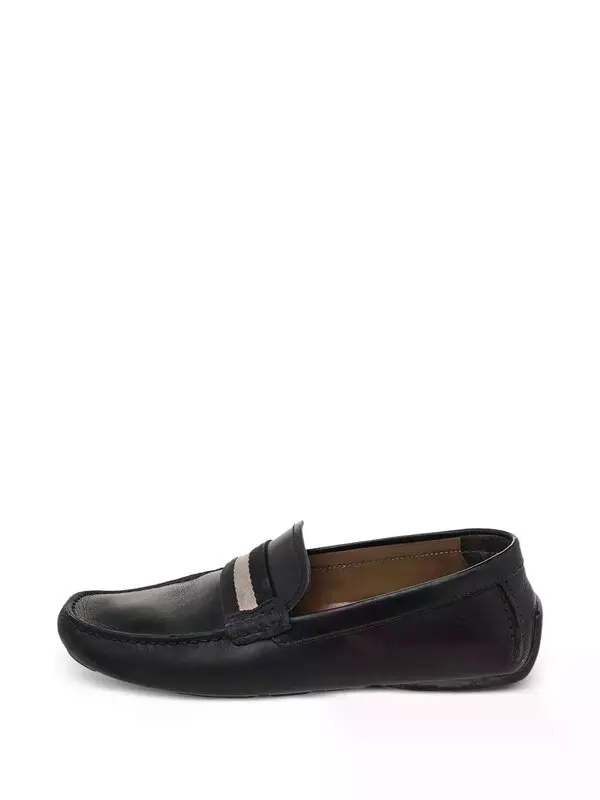 Bally Wabler Leather Loafers - Black