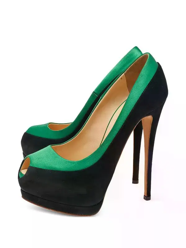 GIUSEPPE ZANOTTI Peep-toe Platform Pumps