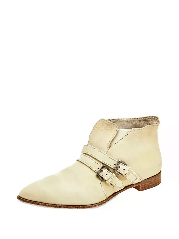Miu Miu Buckled Strap Ankle Boots
