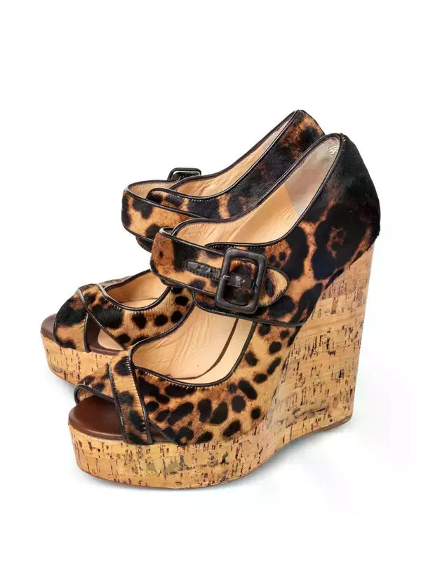 CHRISTIAN LOUBOUTIN Melides Wedge Sandals