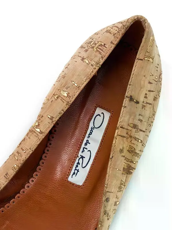 Oscar De La Renta Embellished Ballet Flats