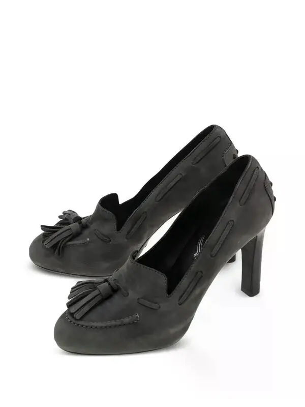 TOD'S Suede Pumps With Tassel Detail