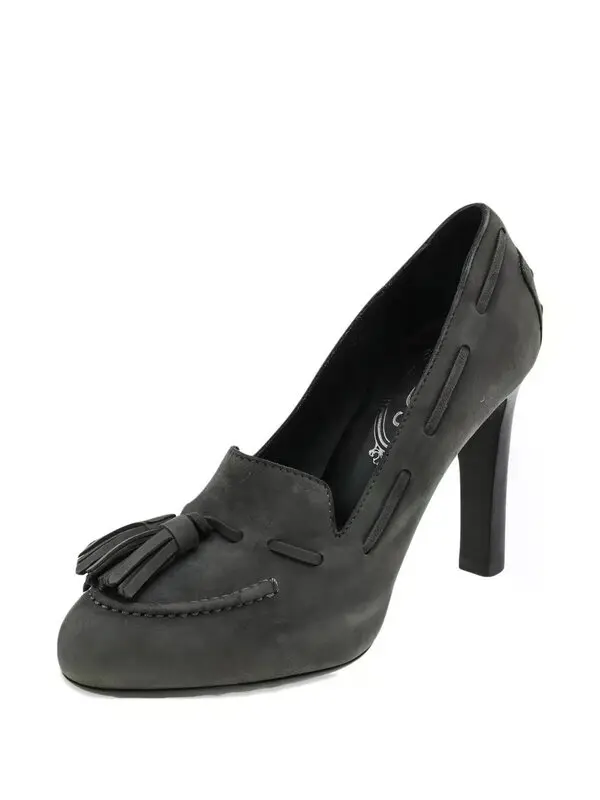 TOD'S Suede Pumps With Tassel Detail