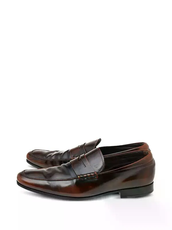 TOD'S Penny Leather Loafers