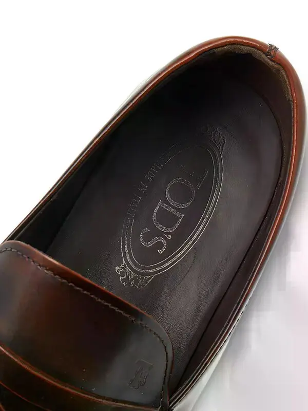 TOD'S Penny Leather Loafers