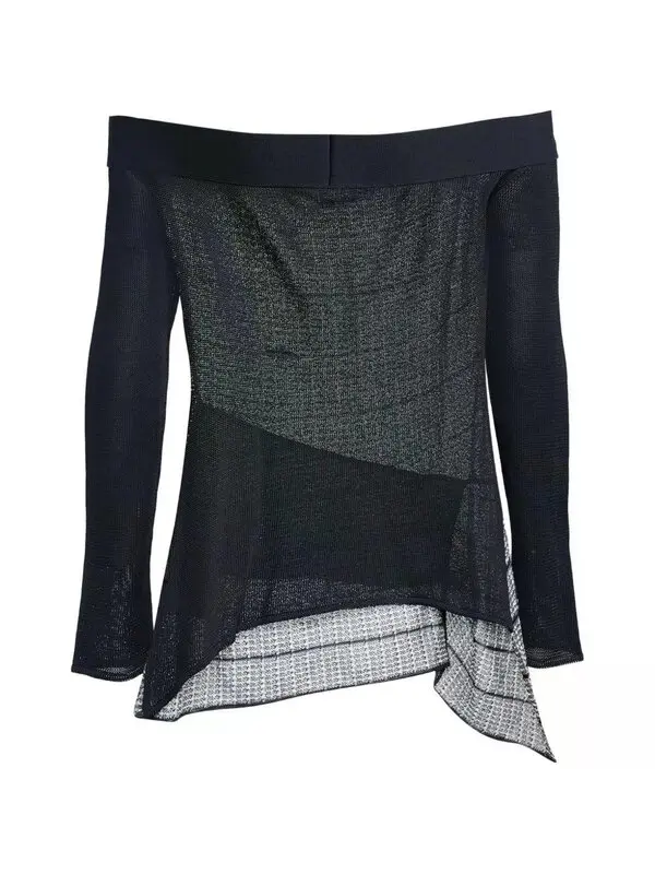Roland Mouret Off-shoulder Knitted Blouse