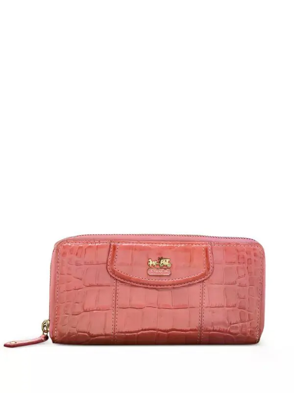COACH VINTAGE Croc-embossed Wallet