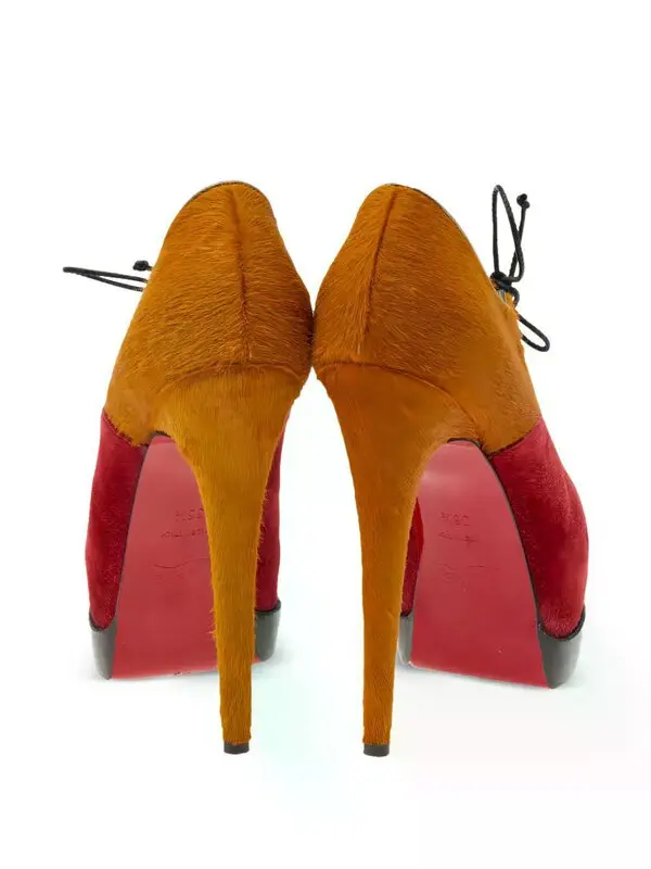 CHRISTIAN LOUBOUTIN Miss Poppins Peep-toe Ankle Boots