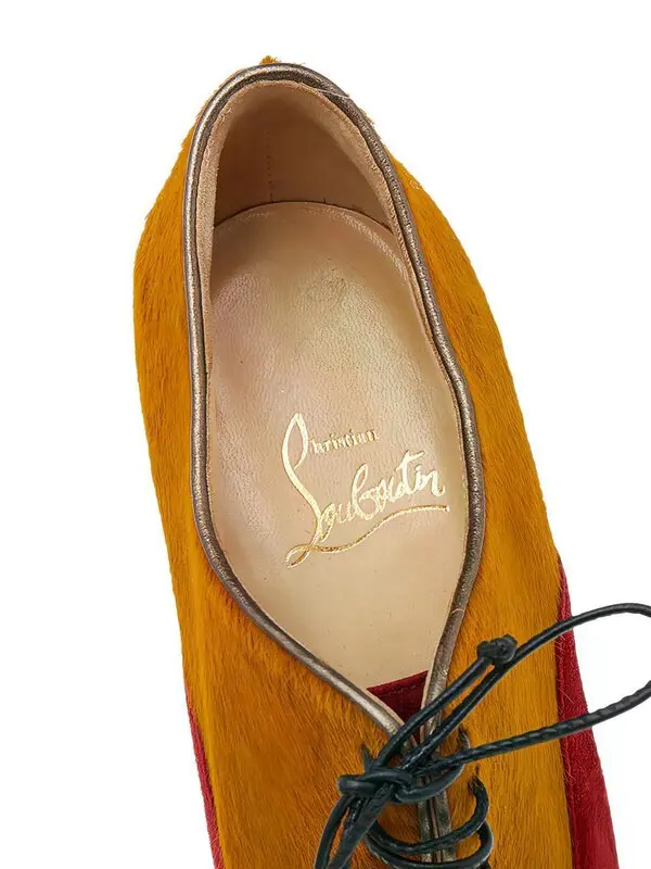 CHRISTIAN LOUBOUTIN Miss Poppins Peep-toe Ankle Boots