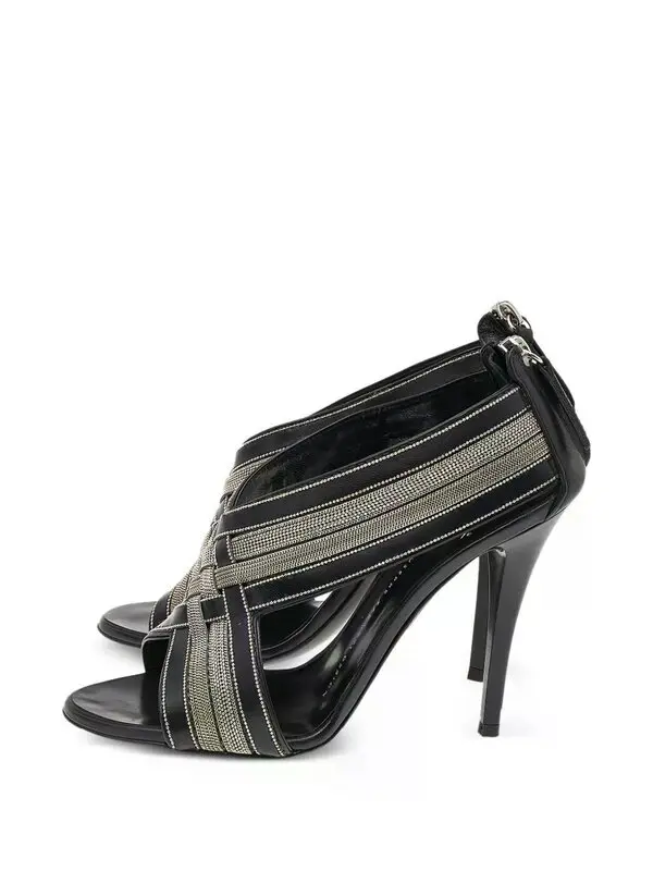 GIUSEPPE ZANOTTI Chain Criss-cross Sandals
