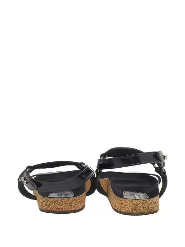 Gucci Hysteria Crest Flat Sandals