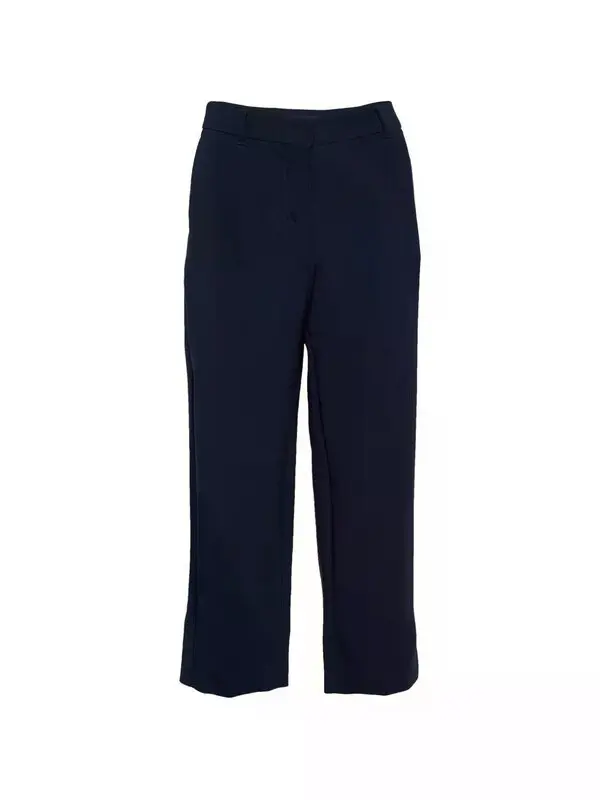 Max Mara Twill Regular Fit Trousers - Blue