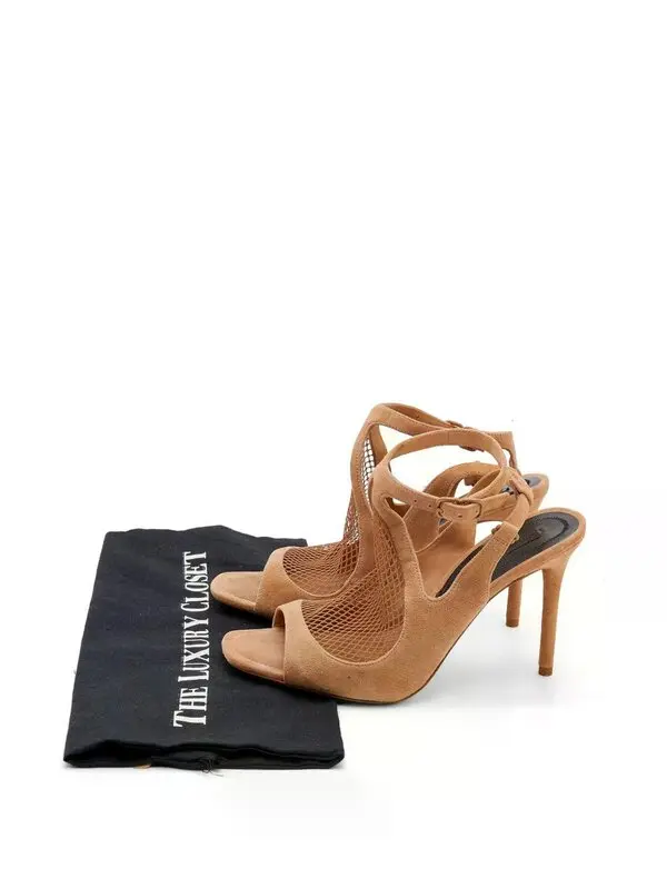Alexander Wang Piper Fishnet Heeled Sandals