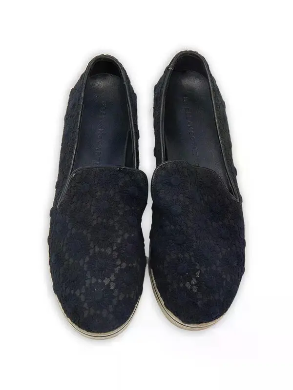 Stella McCartney Floral Crochet Platform Sneakers
