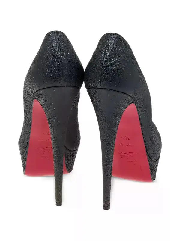 CHRISTIAN LOUBOUTIN Peep Toe Platform Stilettos