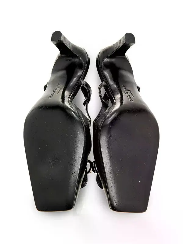 FERRAGAMO Gancini Buckle Slingback Sandals