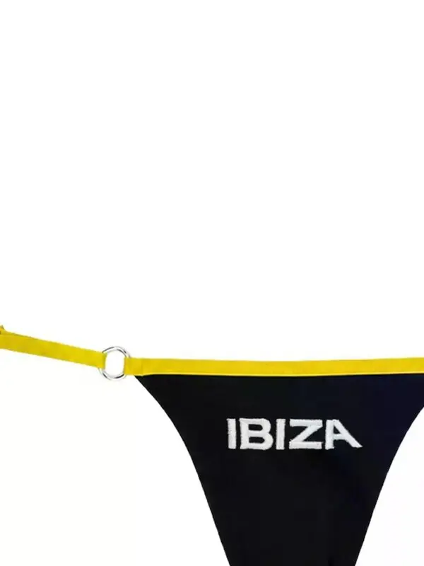 Attico Ibiza Print Triangle Bikini