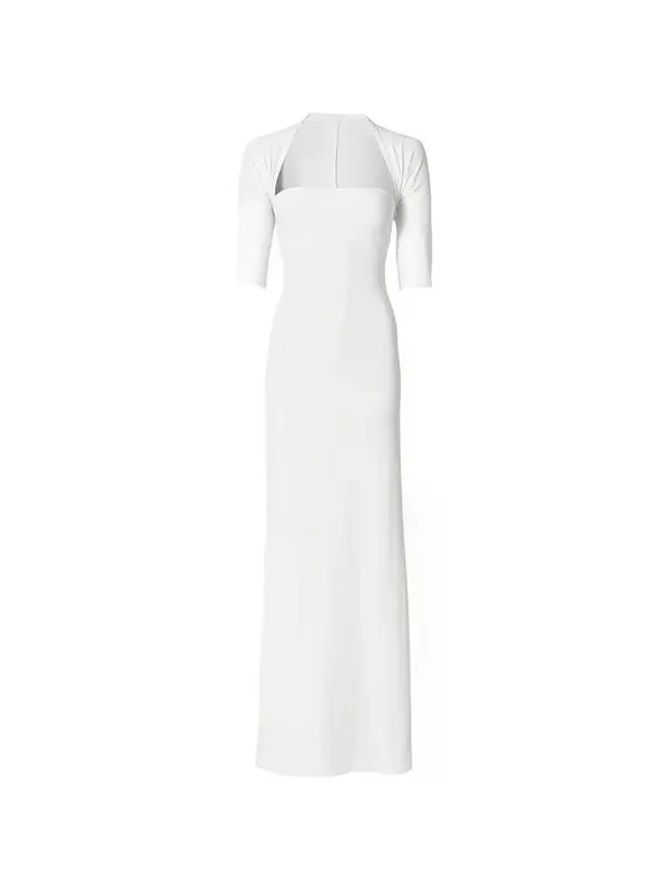 Jacquemus Bolero Short-sleeve Dress - White