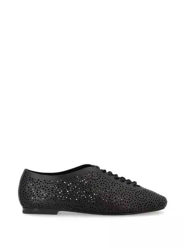FRAU Perforated Leather Lace-up Shoes