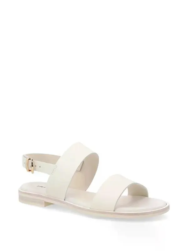FRAU Double-strap Leather Sandals - Neutrals