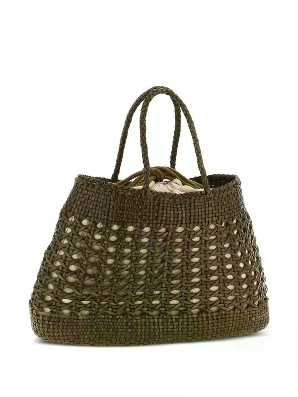 Dragon Diffusion Woven Leather Tote Bag