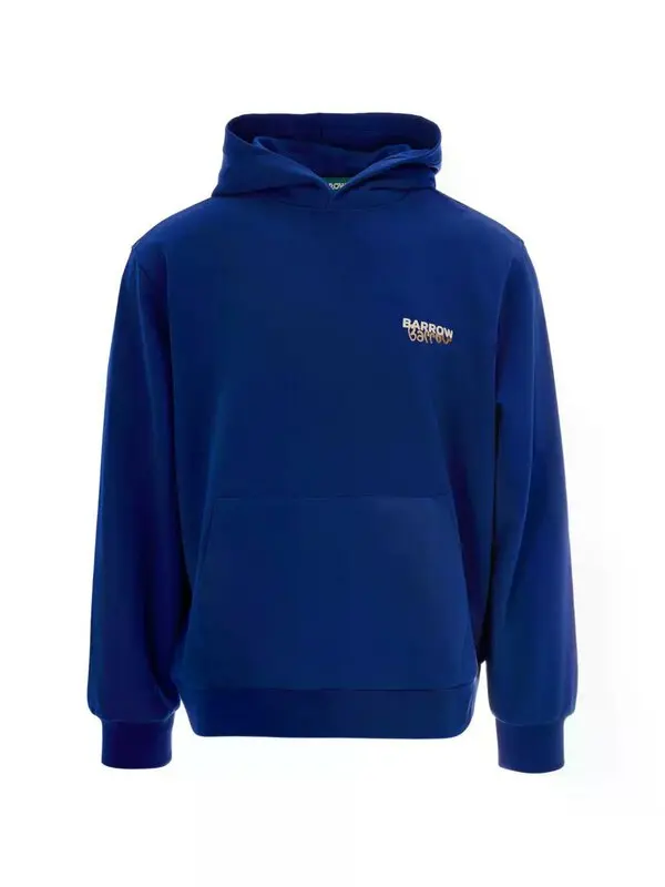 BARROW Teddy Bear Logo Hoodie - Blue