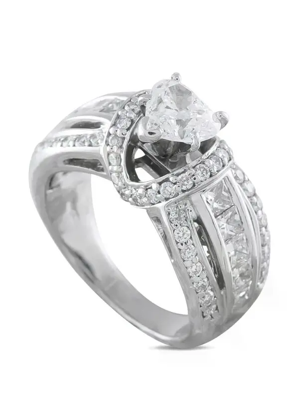 LB EXCLUSIVE 14k White Gold Diamond Ring