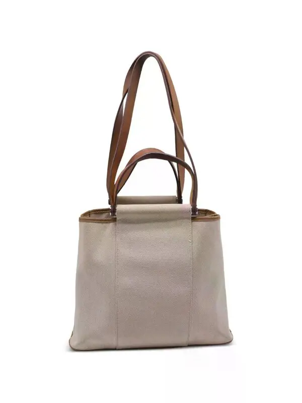 Hermès 32 Toile Officier Cabag Tote Bag - Neutrals