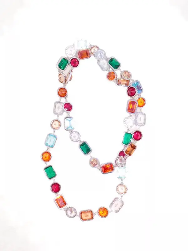 IZABEL DISPLAY Mega Cubic Zirconia Embellished Necklace