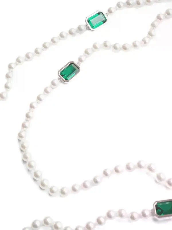 IZABEL DISPLAY Mega Pearl Cubic-zirconia Necklace