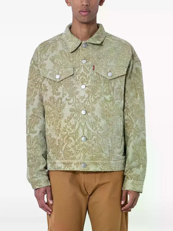 Junya Watanabe X Levi's Floral-pattern Denim Jacket