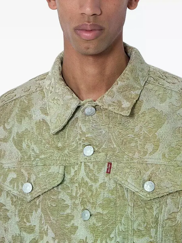 Junya Watanabe X Levi's Floral-pattern Denim Jacket