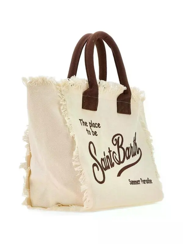MC2 SAINT BARTH Embroidered Tote Bag