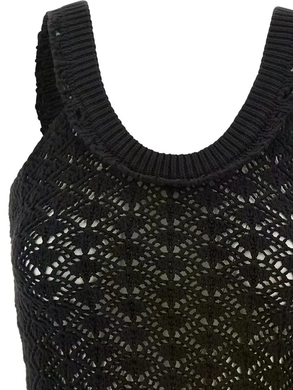 Blumarine Crochet Openwork Top