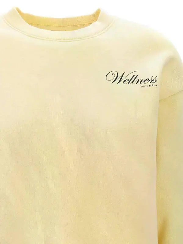 Sporty & Rich Avenue Graphic-print Sweatshirt - Yellow