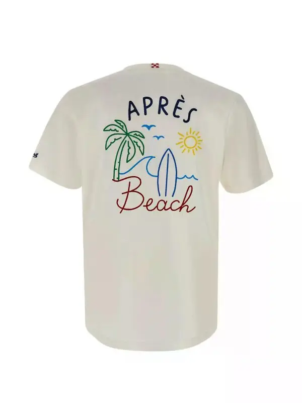 MC2 SAINT BARTH Embroidered Logo-patch T-shirt
