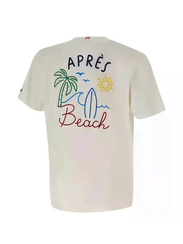 MC2 SAINT BARTH Embroidered Logo-patch T-shirt