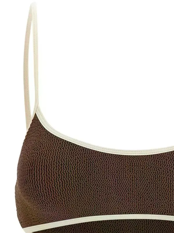 MC2 SAINT BARTH Judy Crinkle Bikini Top