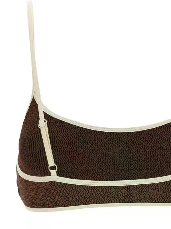 MC2 SAINT BARTH Judy Crinkle Bikini Top
