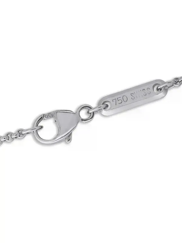 Chopard Happy Diamonds Heart Necklace In 18k White Gold